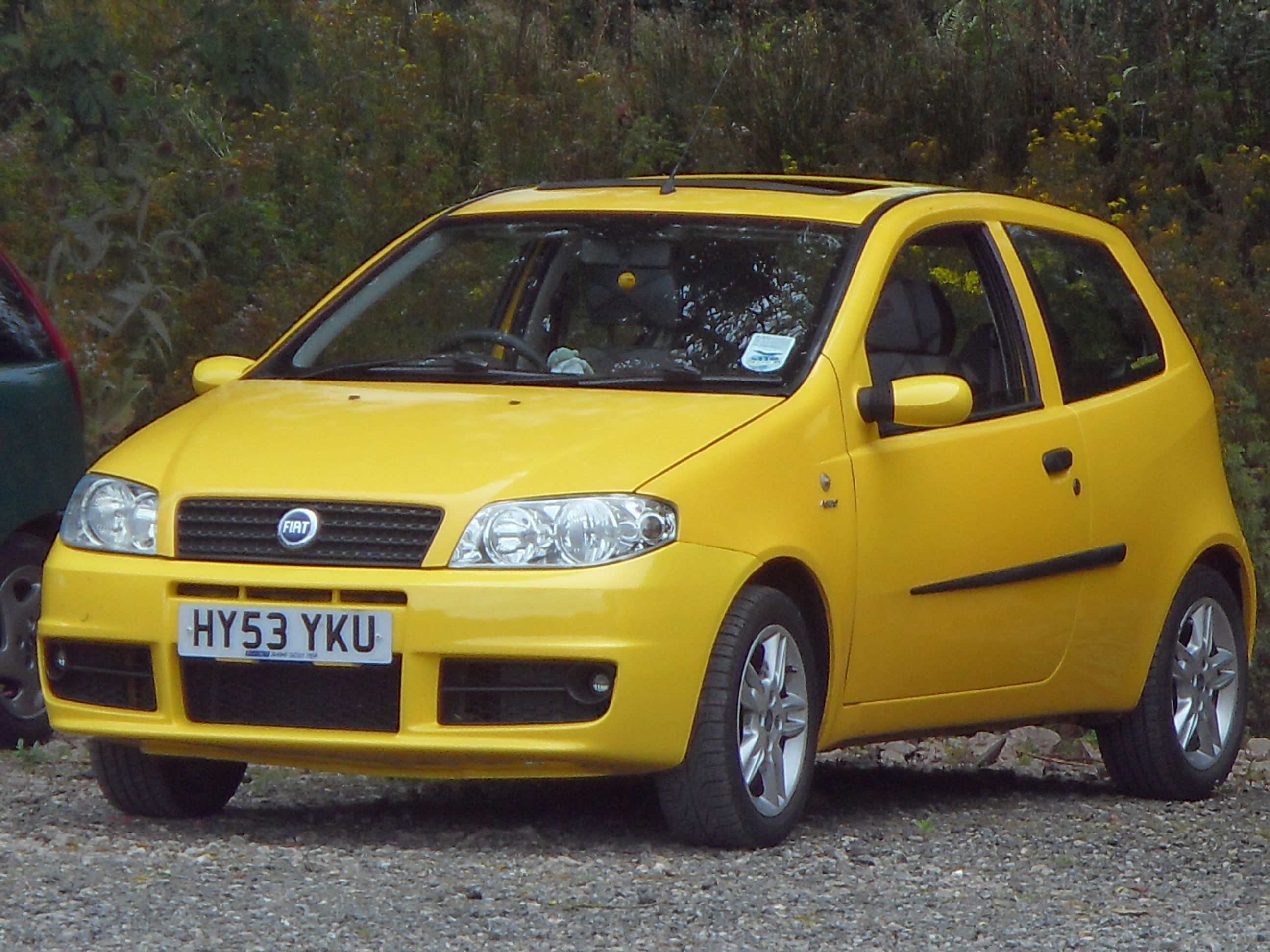 Yellow MK2 punto, Stafford Uni | The FIAT Forum